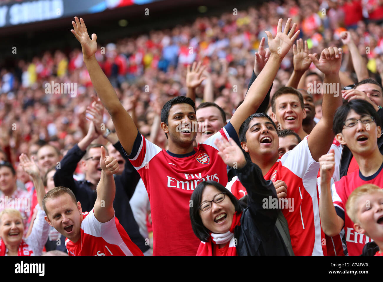 Soccer - Community Shield - Arsenal v Manchester City - Wembley Stadium ...