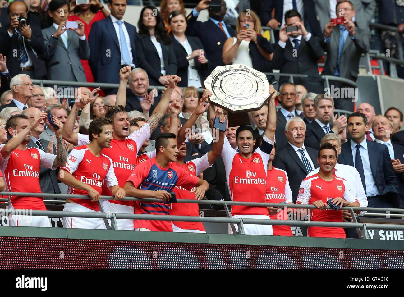 Soccer - Community Shield - Arsenal v Manchester City - Wembley Stadium ...