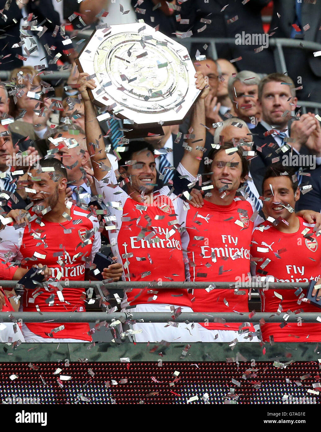 Soccer - Community Shield - Arsenal v Manchester City - Wembley Stadium ...