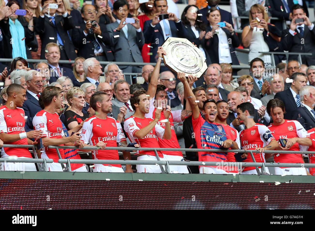 Soccer - Community Shield - Arsenal v Manchester City - Wembley Stadium ...