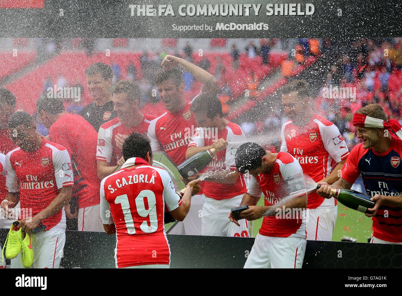 Soccer - Community Shield - Arsenal v Manchester City - Wembley Stadium ...