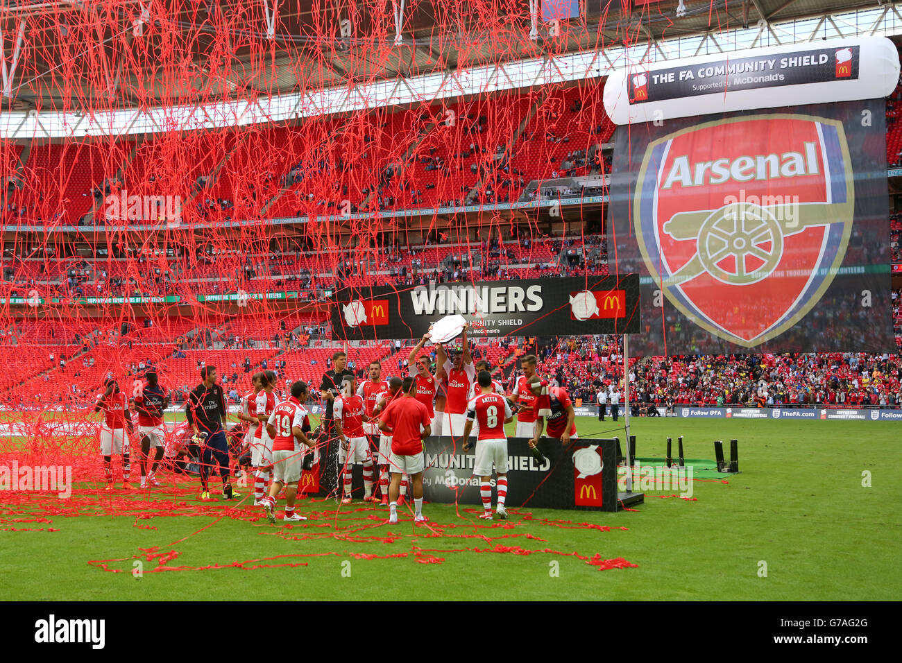 Soccer - Community Shield - Arsenal v Manchester City - Wembley Stadium ...
