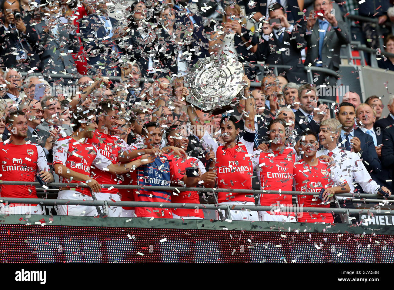 Soccer - Community Shield - Arsenal v Manchester City - Wembley Stadium ...
