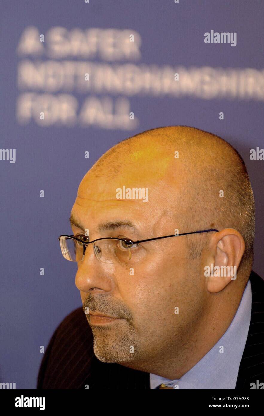 DCI Paul Cottee during a press conference at Nottinghamshire Police HQ ...
