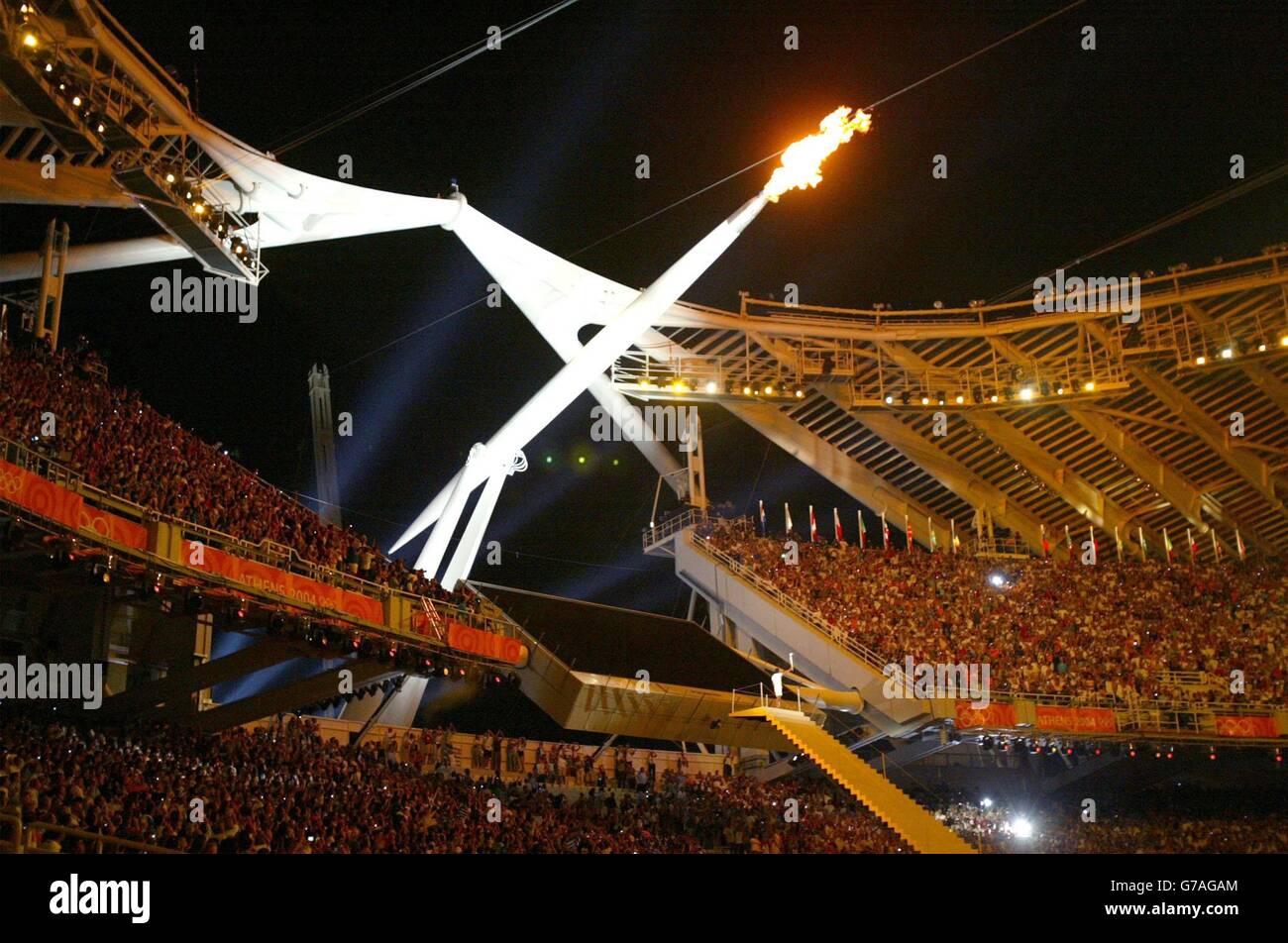Olympic torch athens hi-res stock photography and images - Alamy
