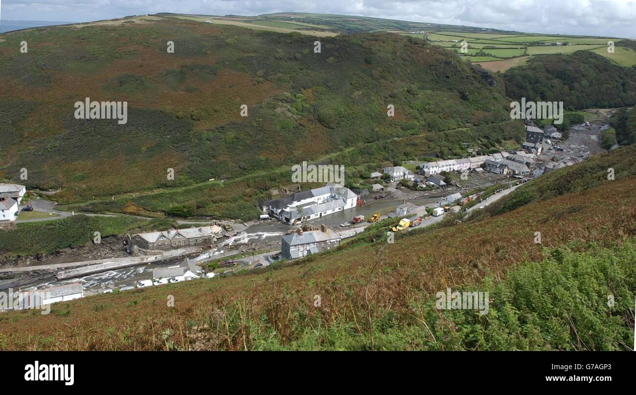 Boscastle aerial hi-res stock photography and images - Alamy
