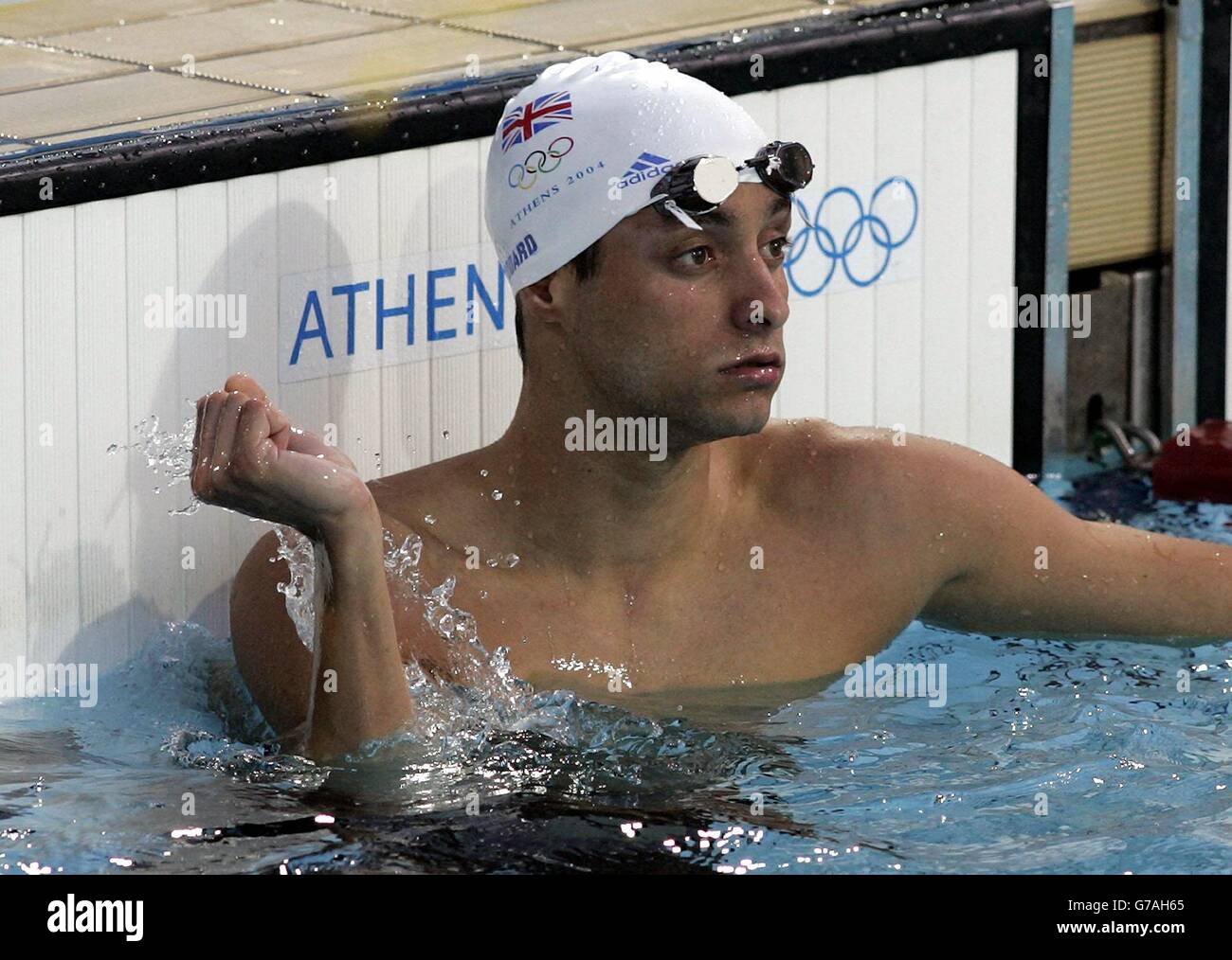 James Goddard 200 metre backstroke heat Stock Photo - Alamy