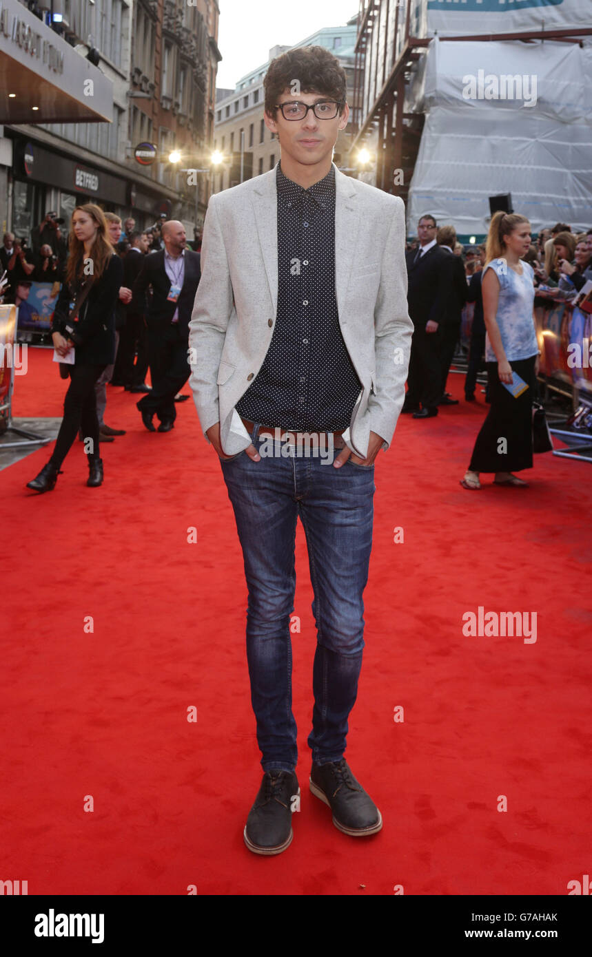 Matt Richardson attending the UK premiere of What If, at the Odeon West ...
