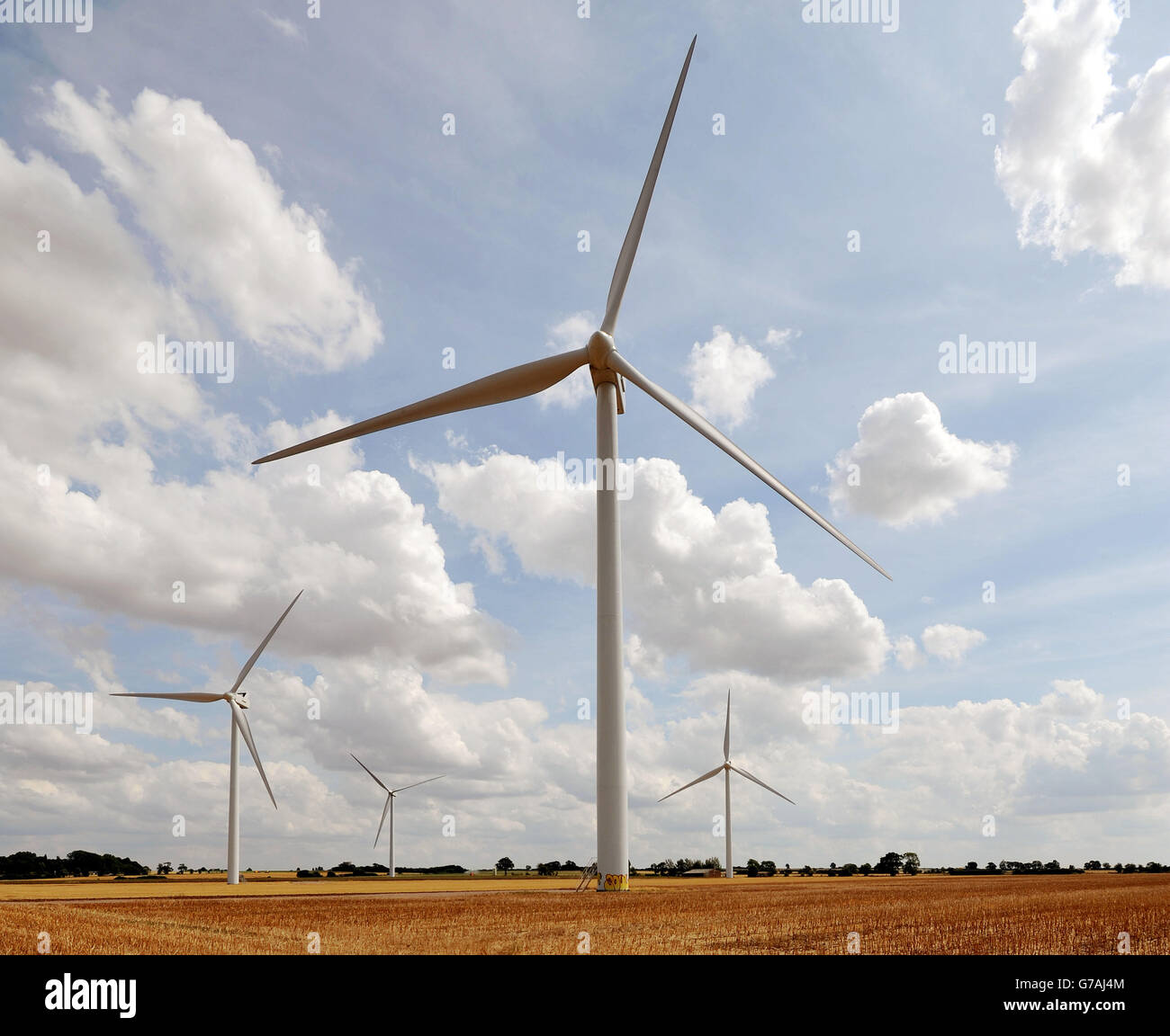 Wind farm - stock Stock Photo - Alamy