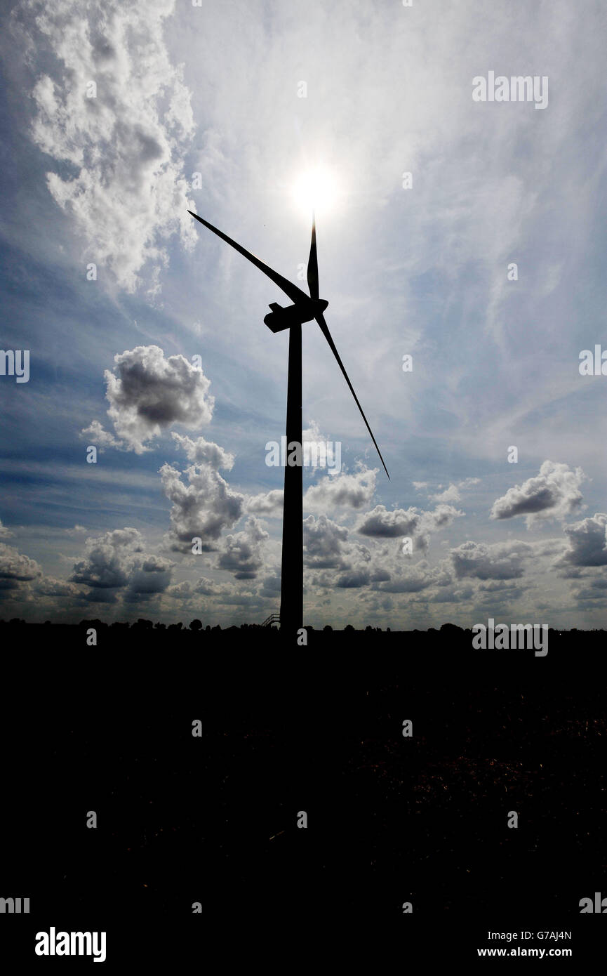 Wind farm - stock Stock Photo - Alamy