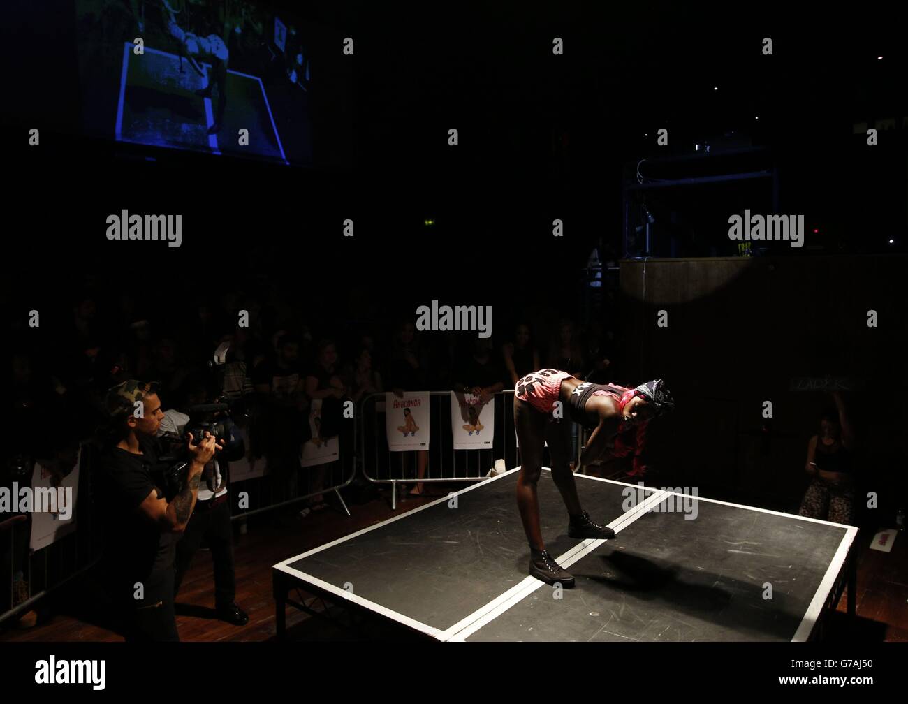 Lady K, a competitor during the 2014 UK National Twerking Championships ...