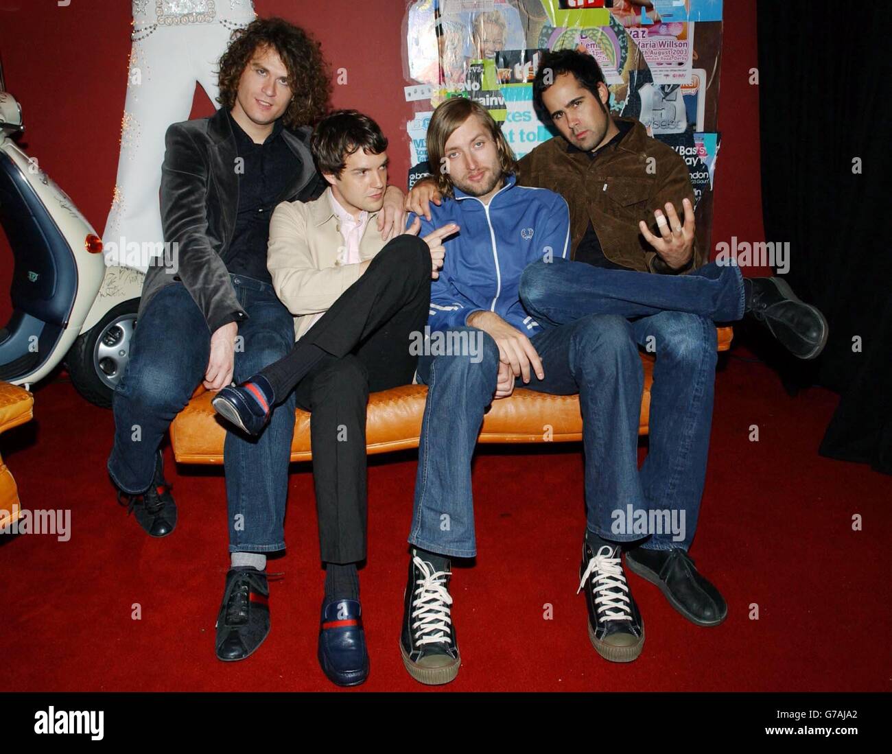 US band The Killers during their guest appearance on MTV's TRL - Total ...