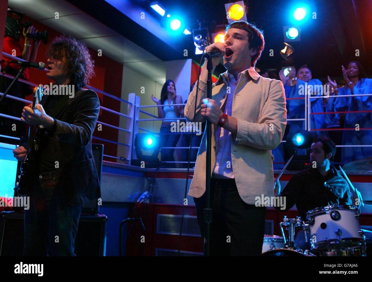 The Killers MTV's TRL - Total Request Live - show Stock Photo - Alamy