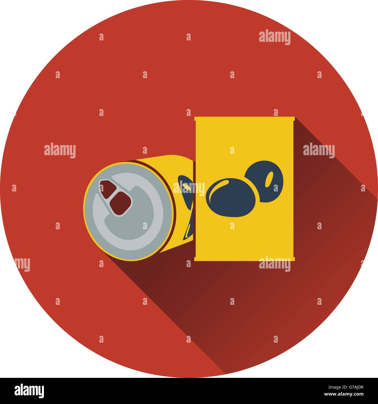 Olive can Stock Vector Images - Alamy