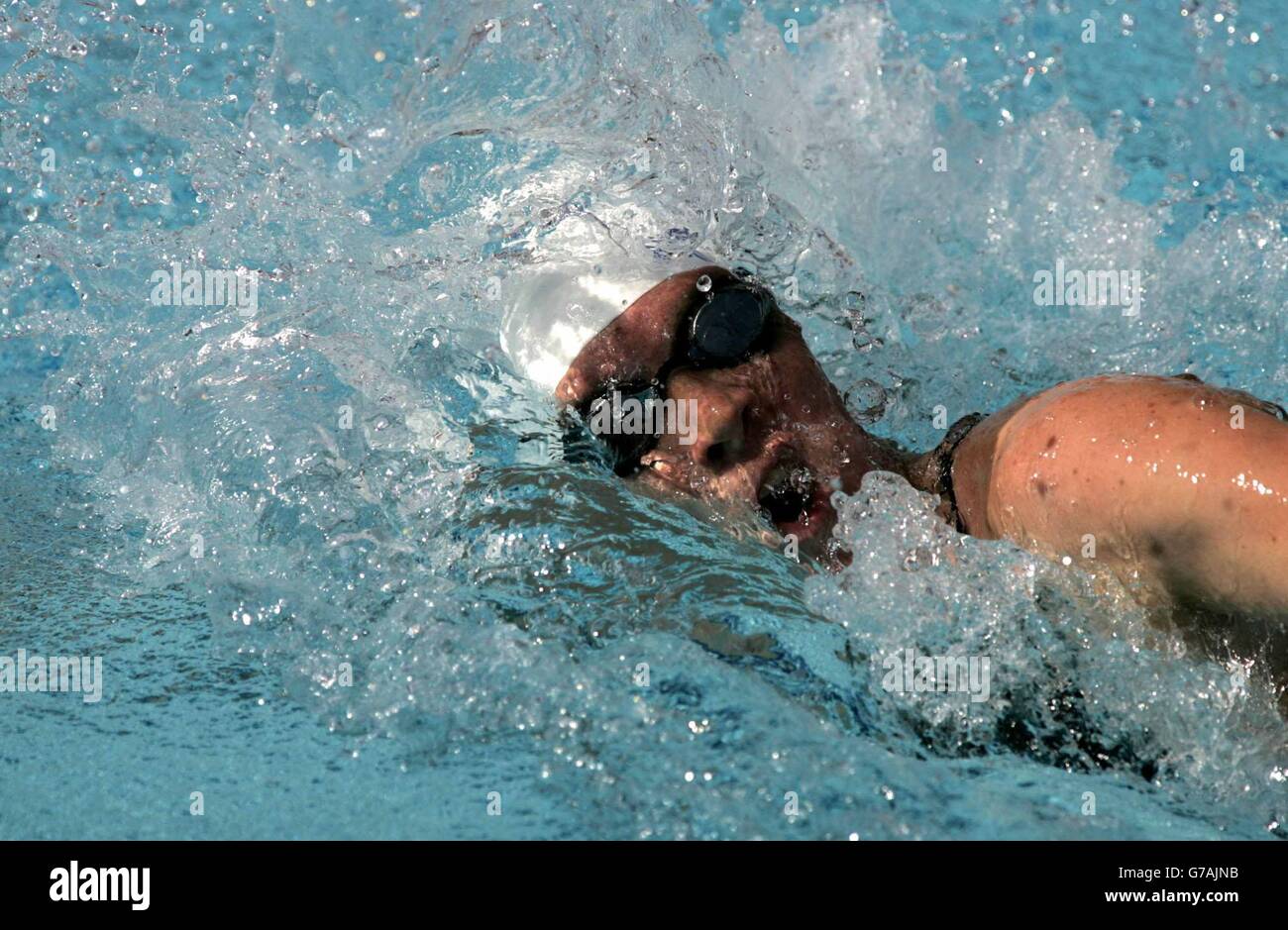 British swimmer Rebecca Cooke from Glasgow finishes sixth in the Women ...