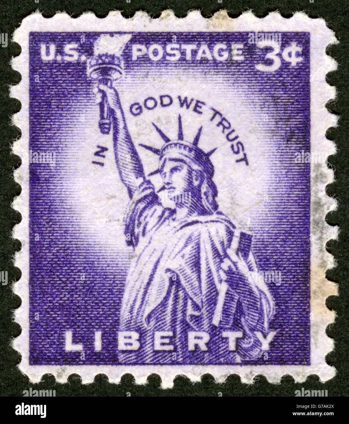 Us Postage Stamp Statue Liberty High Resolution Stock Photography and ...