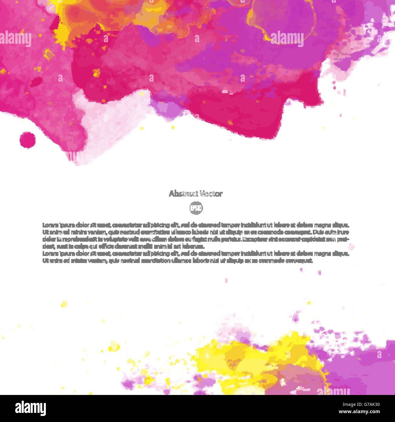 Bright colorful vector watercolor background Stock Vector Image & Art ...