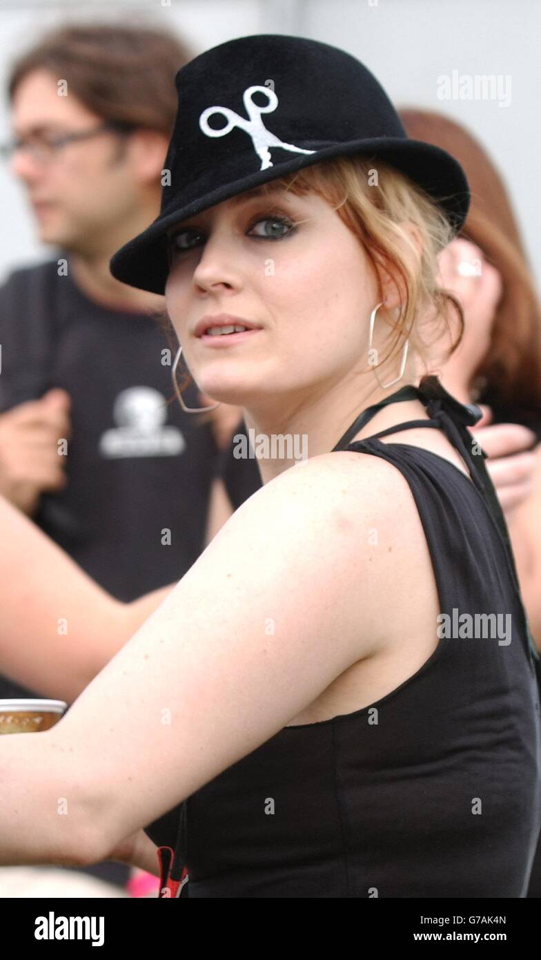 Ana Matronic of the Scissor Sisters at the V Festival in Chelmsford ...