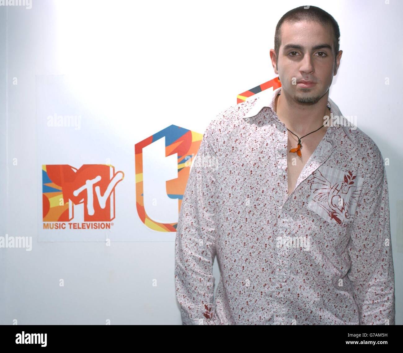 Choreographer Wade Robson during his guest appearance on MTV's TRL ...