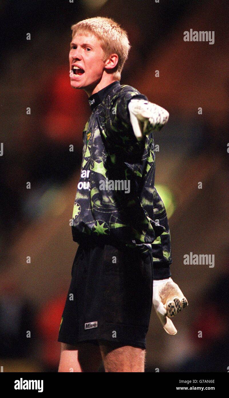 Soccer. Bryan Gunn Testimonial Match ... Norwich City XI v Manchester ...