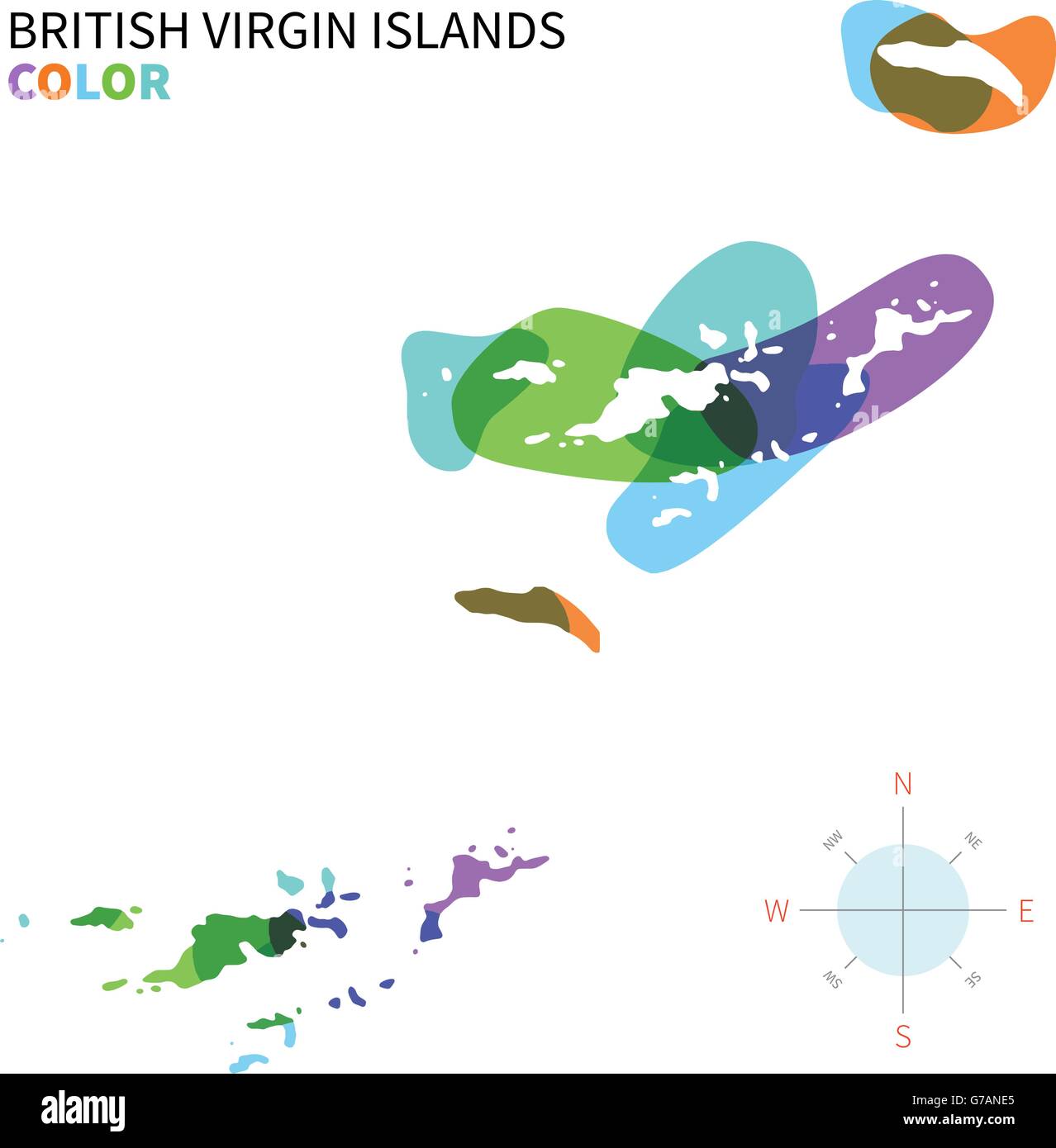 British islands map hi-res stock photography and images - Alamy