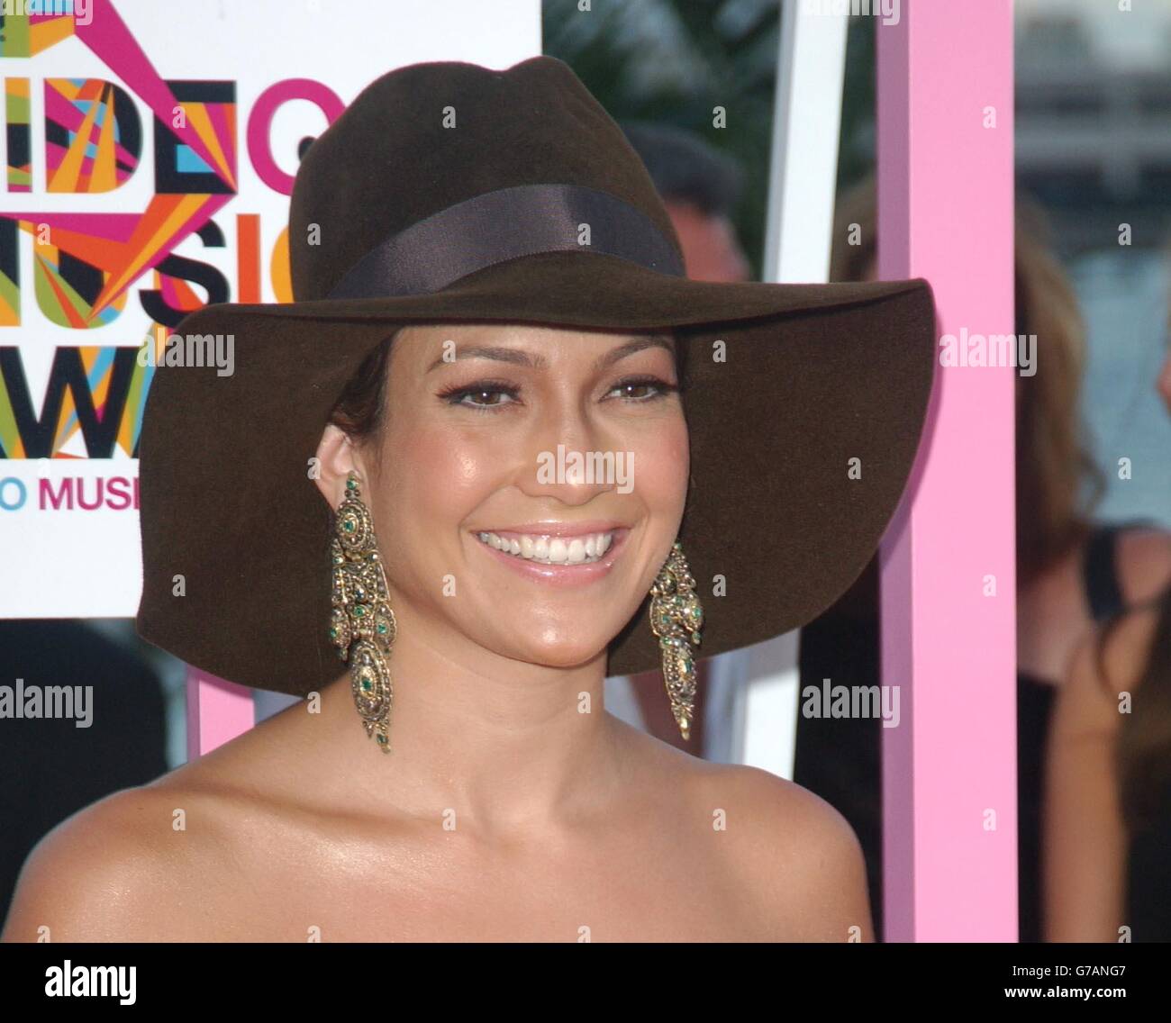 MTV Video Music Awards 2004. Singer Jennifer Lopez arrives for the MTV ...