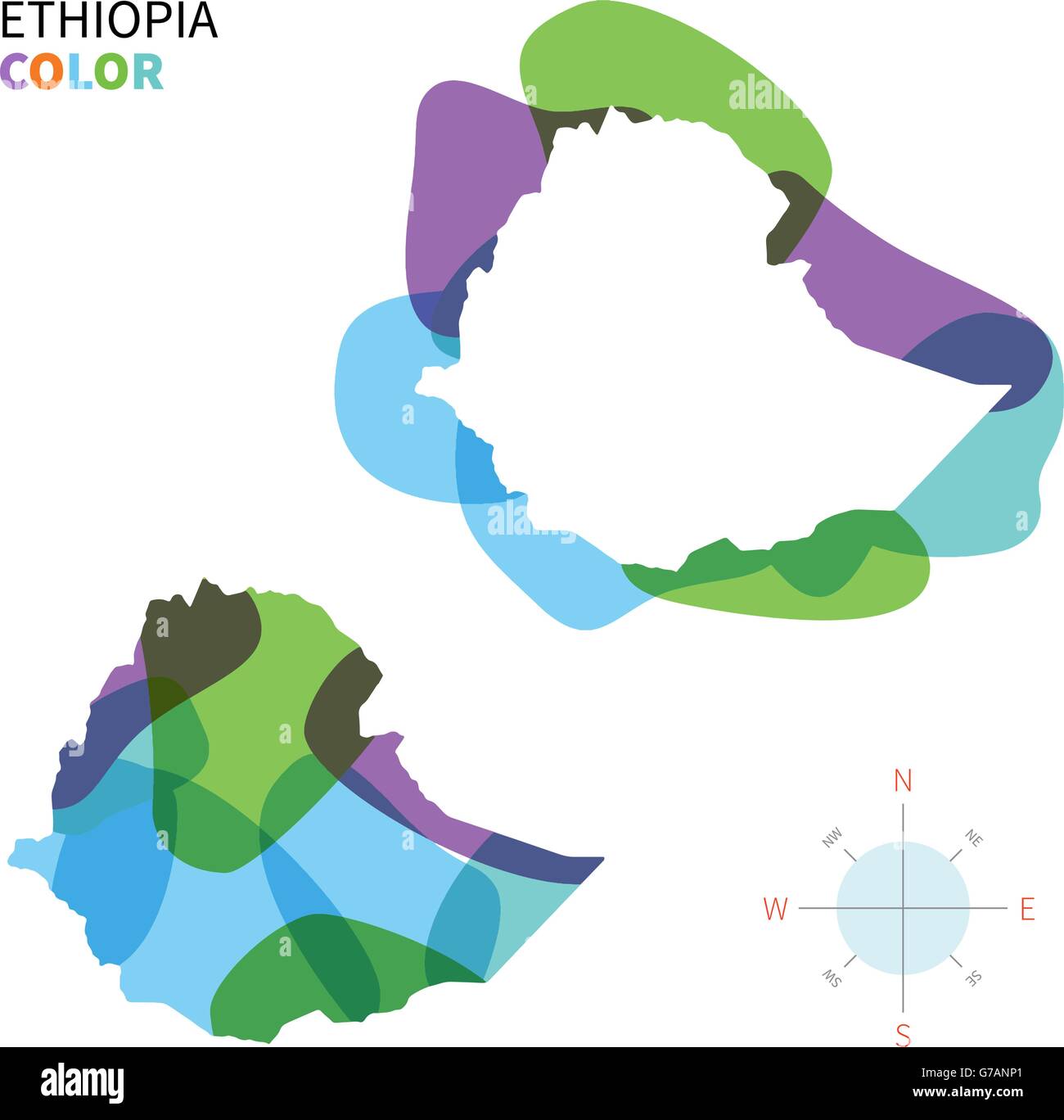 World map ethiopia hi-res stock photography and images - Alamy