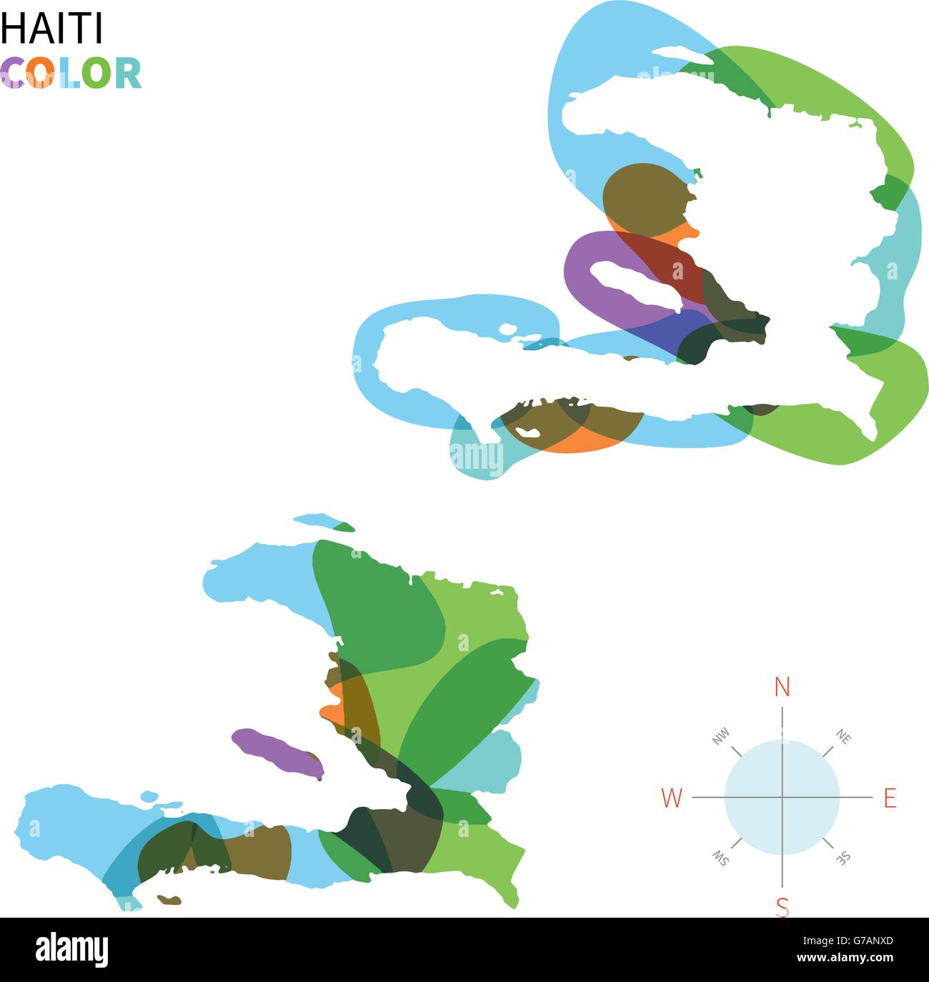 Map of haiti hi-res stock photography and images - Alamy
