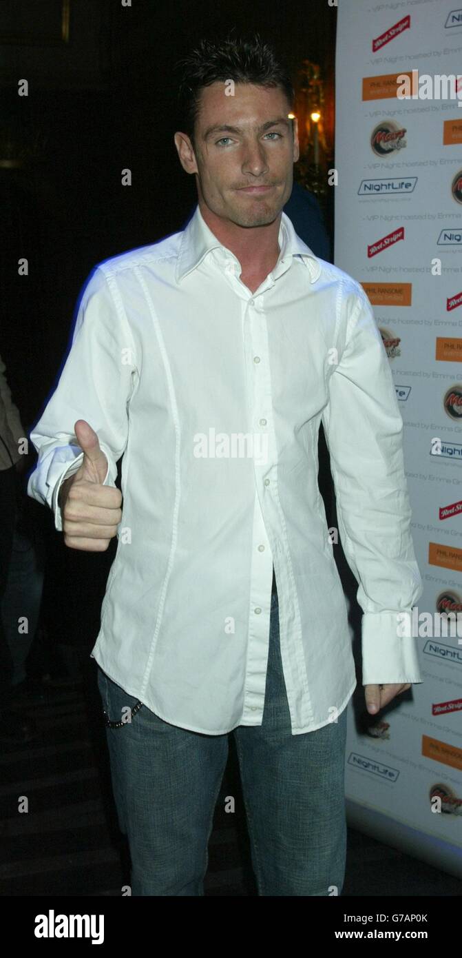 Former EastEnders actor Dean Gaffney arrives for a party to celebrate ...