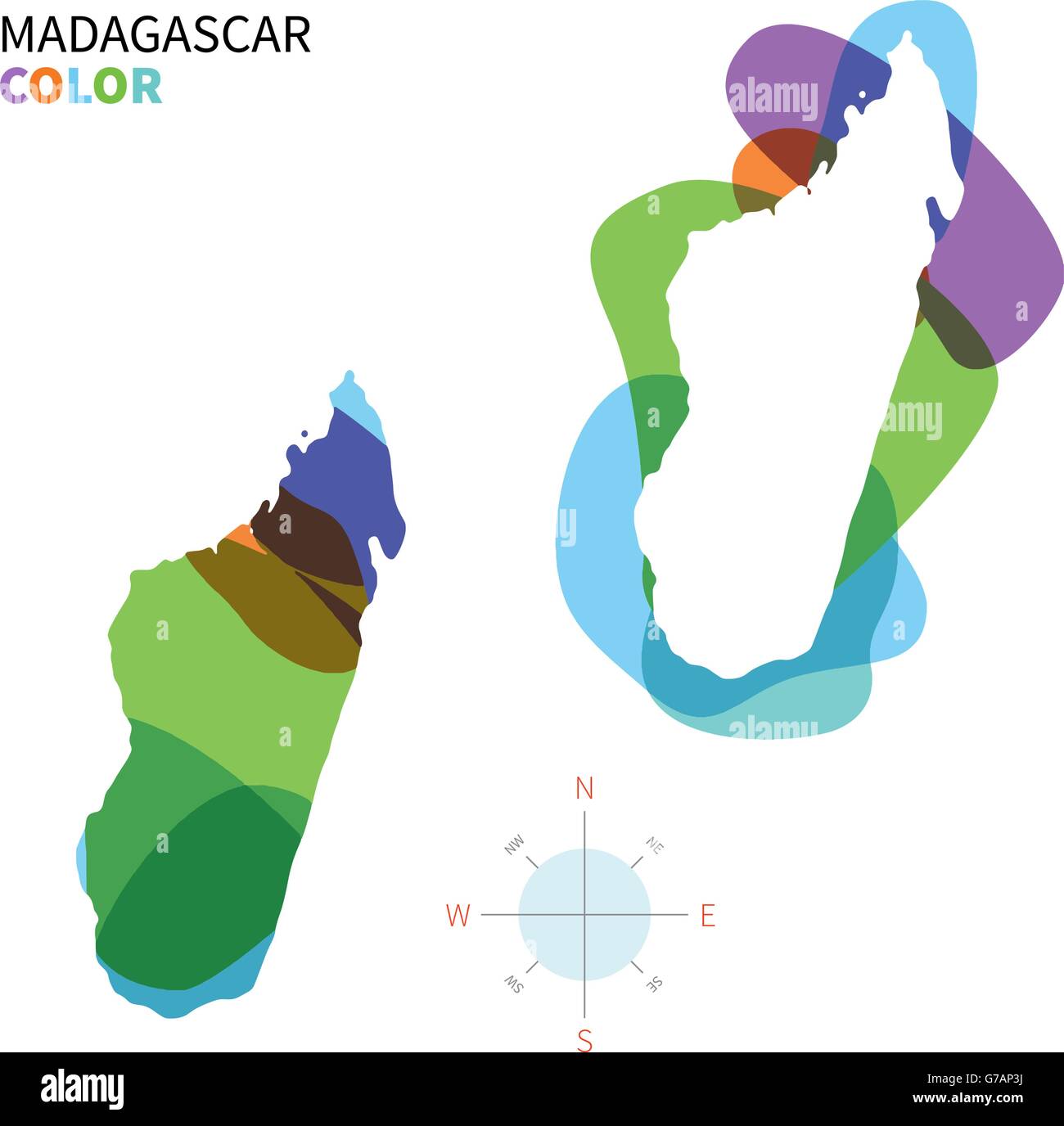 Map of madagascar hi-res stock photography and images - Alamy