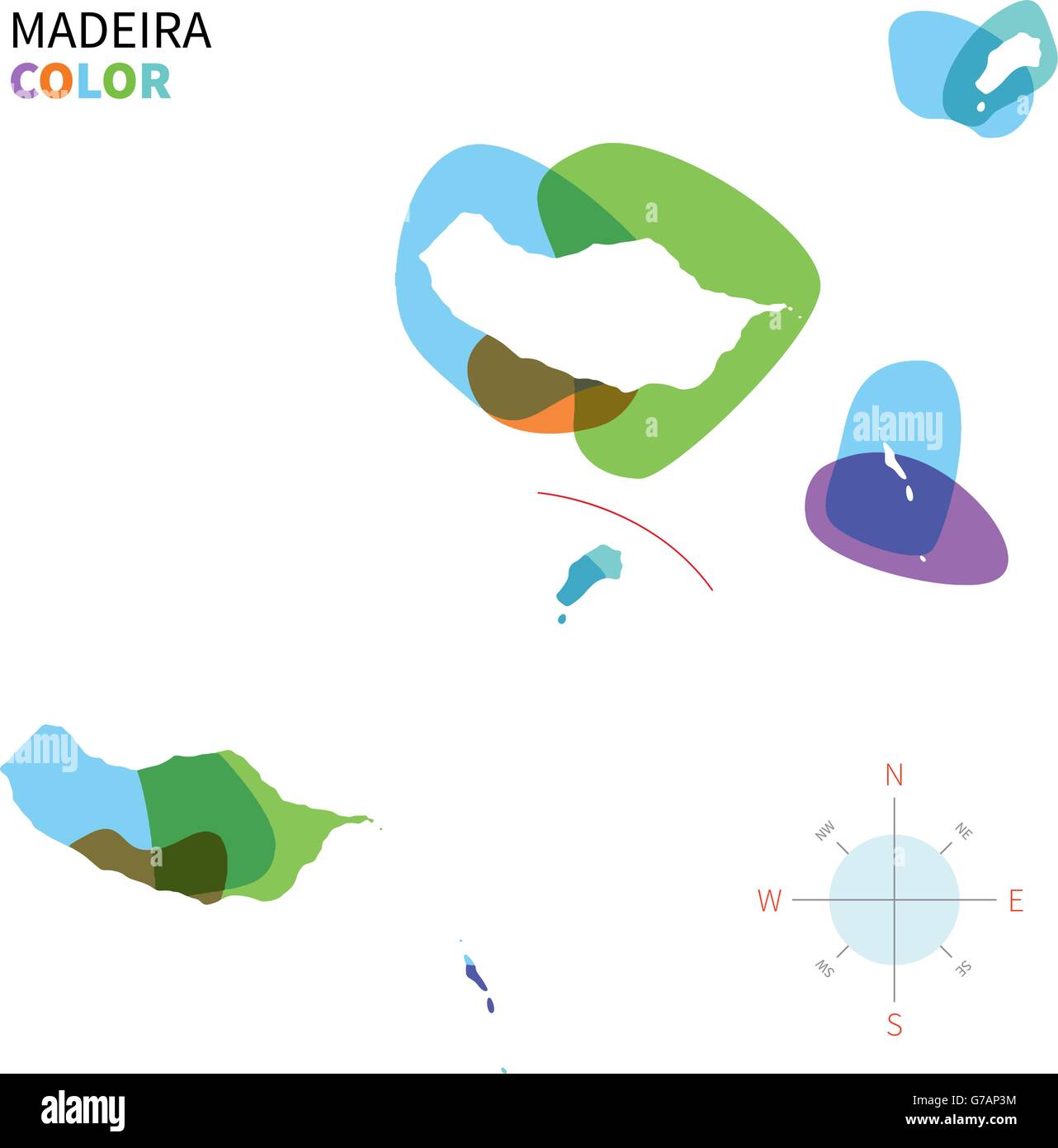 Map of madeira hi-res stock photography and images - Alamy