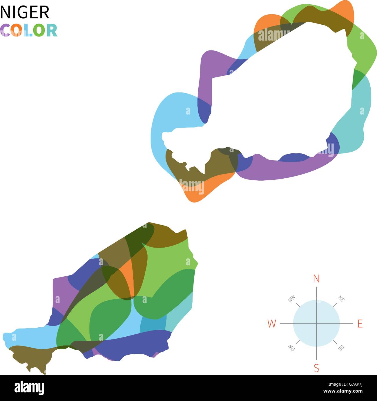 Map africa niger hi-res stock photography and images - Alamy