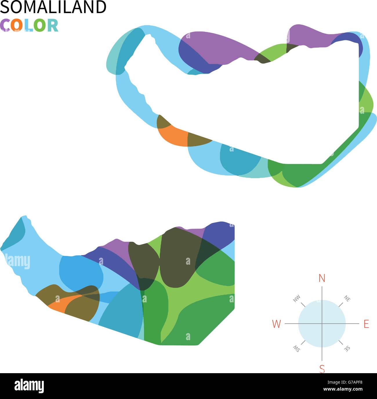 Country somaliland map hi-res stock photography and images - Alamy