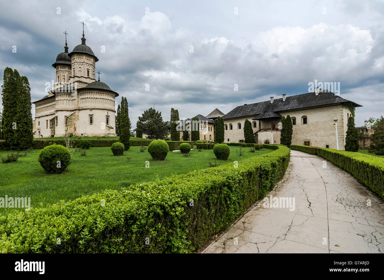 Cetatuia monastery is located on top of Cetatuia Hill of the old ...