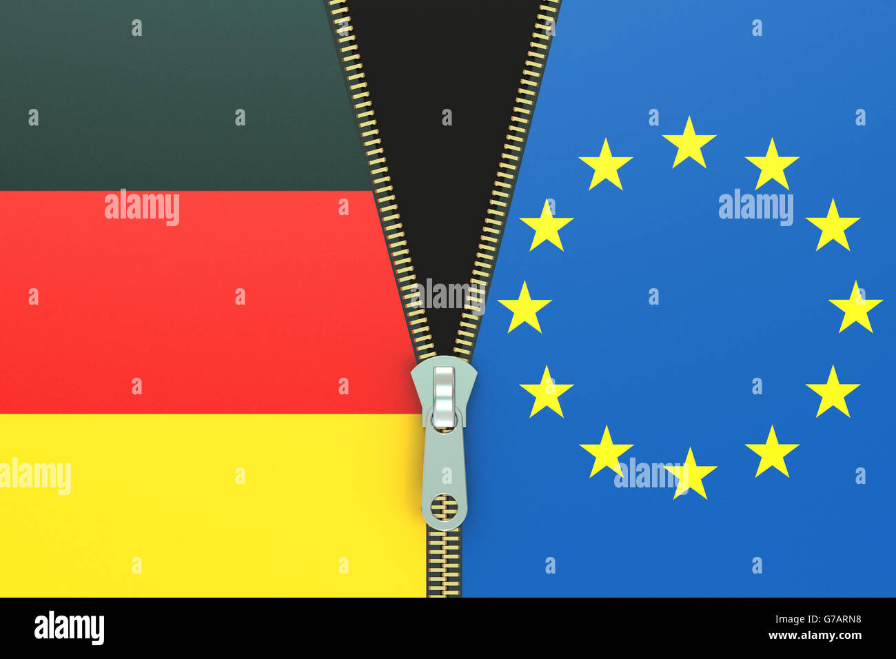 Germany and EU, relation concept. 3D rendering Stock Photo - Alamy