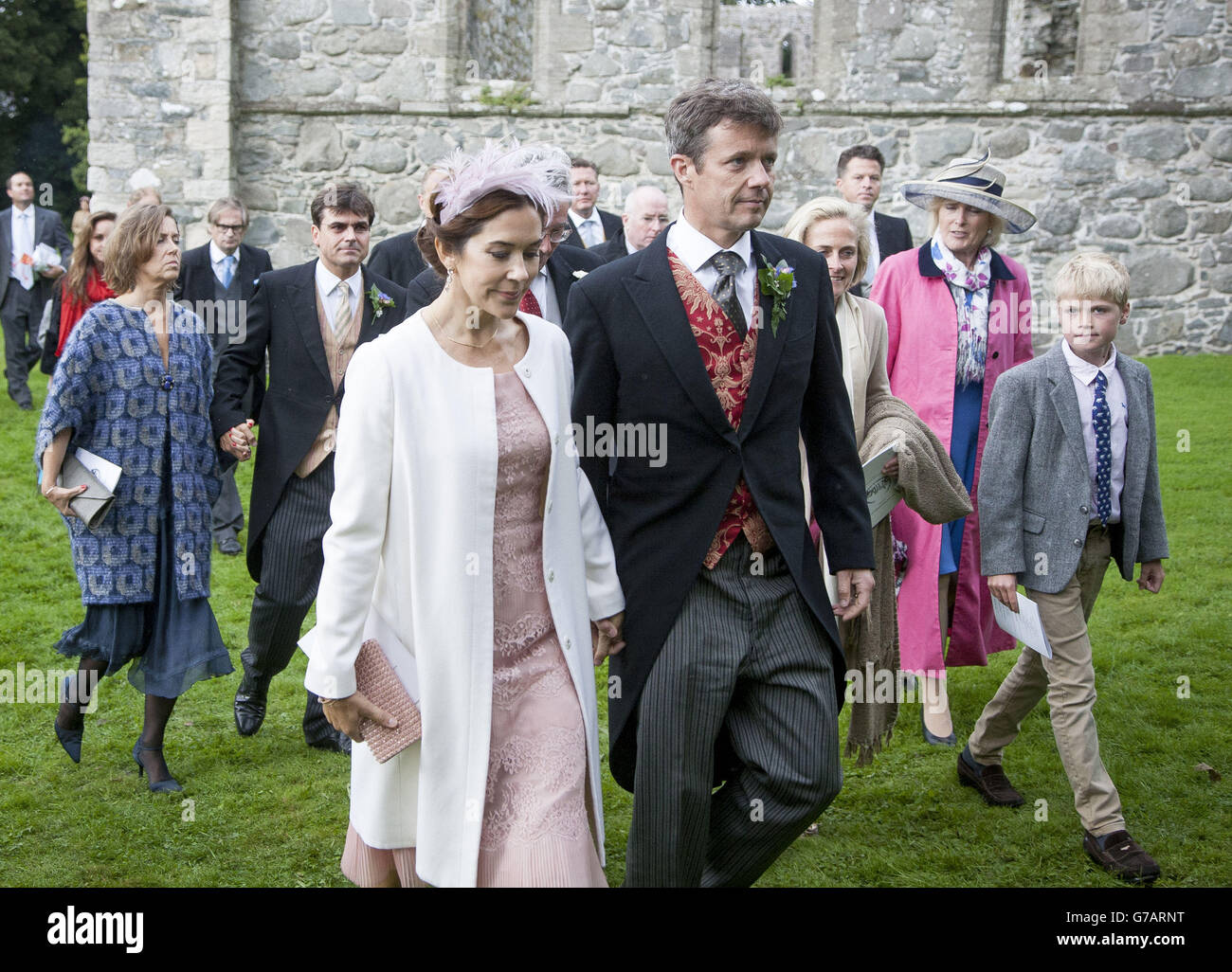 Flora Montgomery and Soren Jessen wedding Stock Photo - Alamy