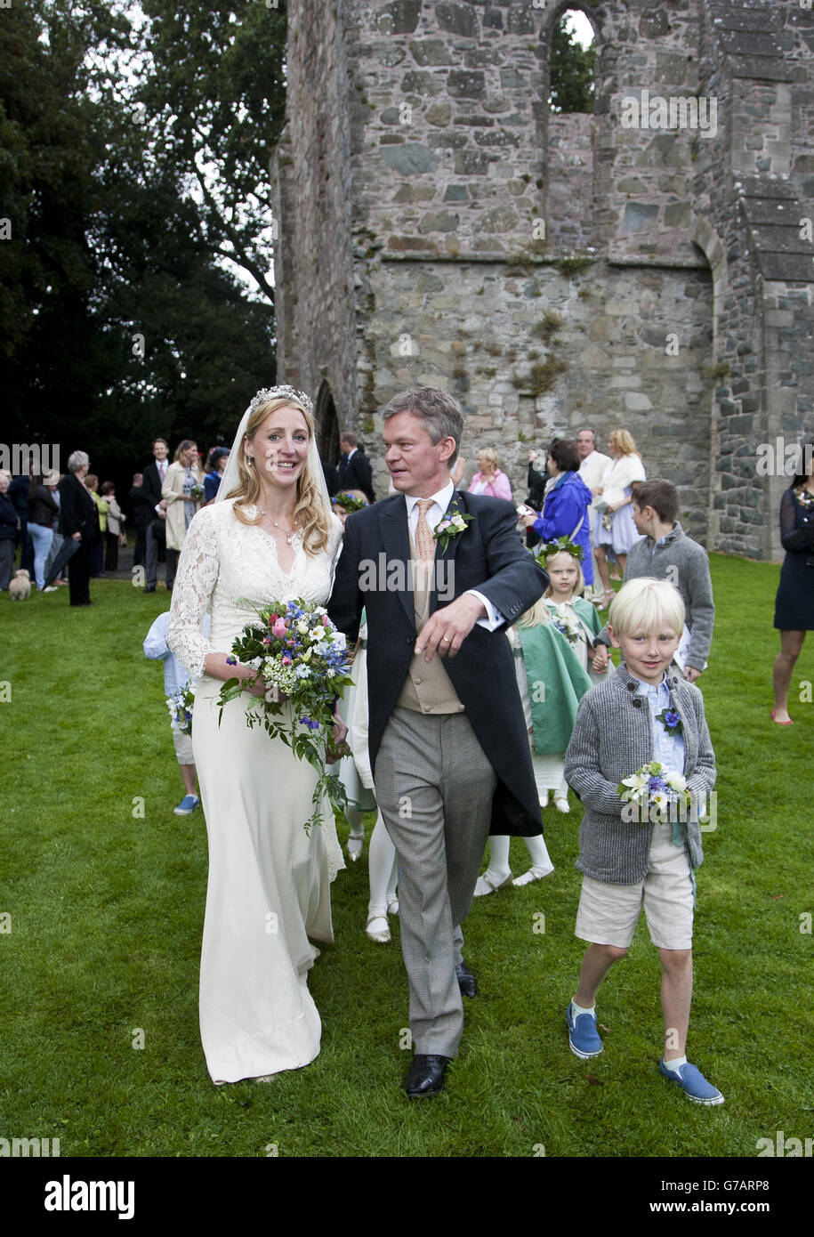 Wedding of Flora Montgomery to Soren Jessen at the Montogmery ancestral ...