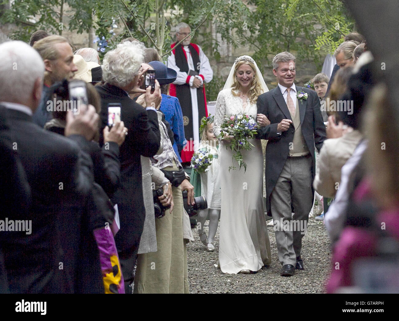 Flora Montgomery and Soren Jessen wedding Stock Photo: 107802985 - Alamy