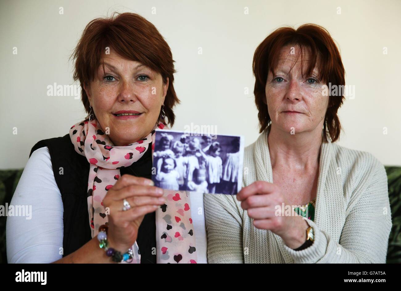 NI abuse inquiry. Abuse survivor Kate Walmsley (right) and Margaret ...