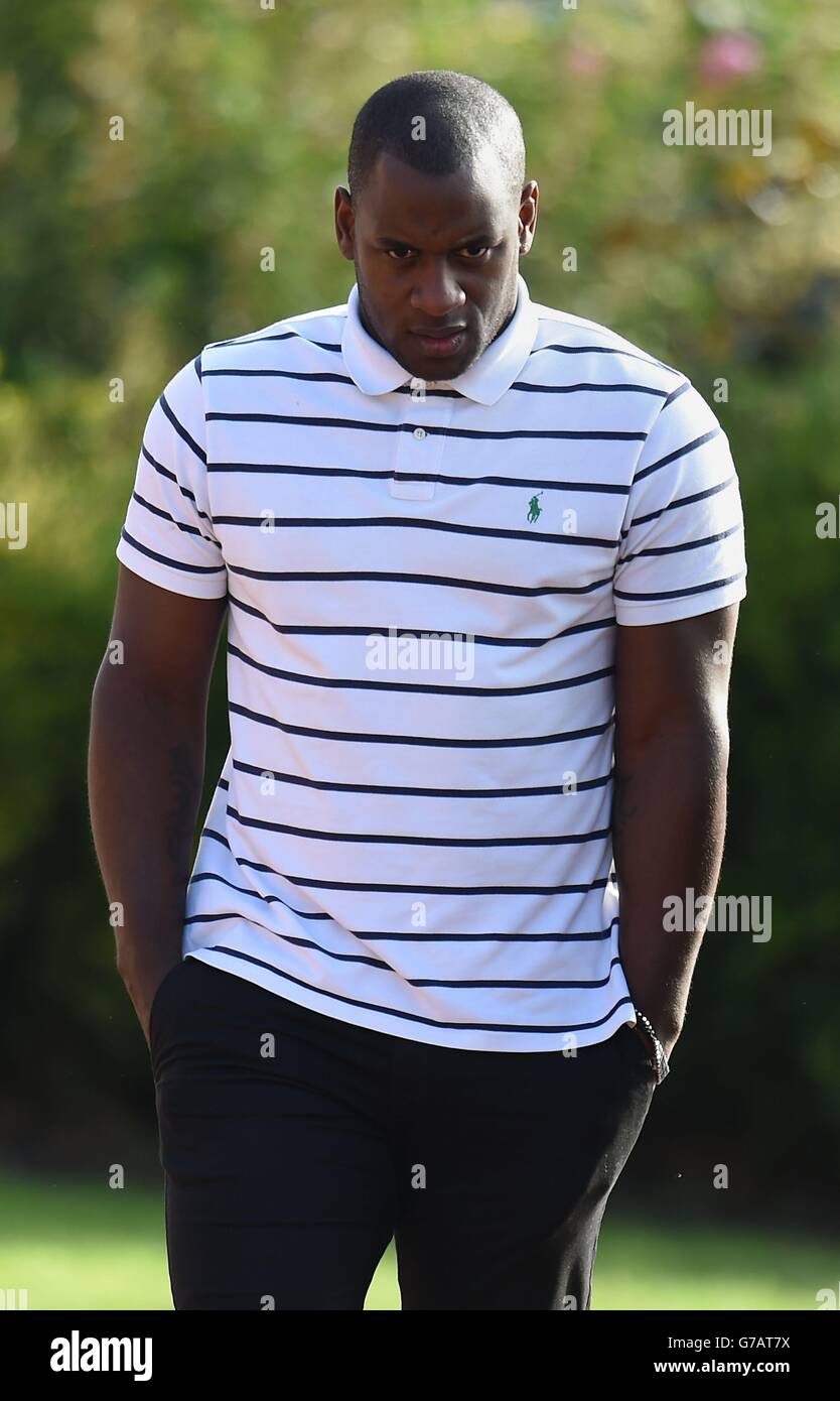 Former Premier League footballer Delroy Facey arrives at Cannock ...