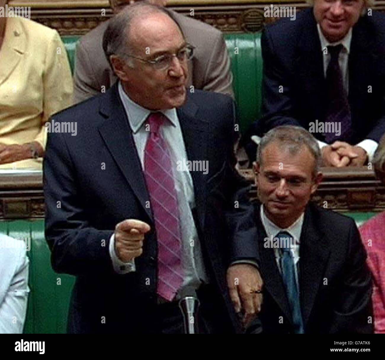 Michael Howard Prime Minister's Questions Stock Photo - Alamy