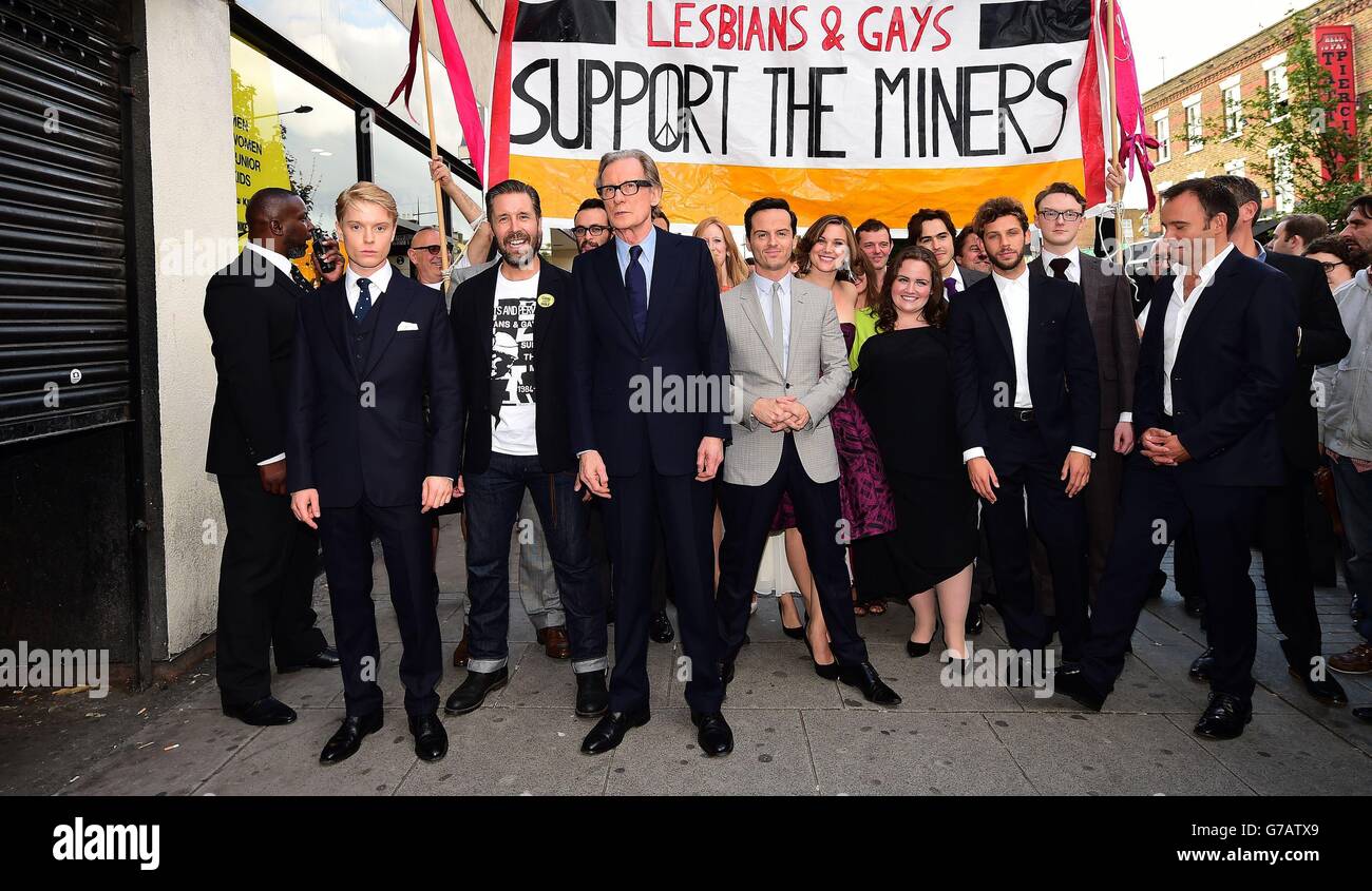 (from left) Freddie Fox, Paddy Considine, Bill Nighy and Andrew Scott ...