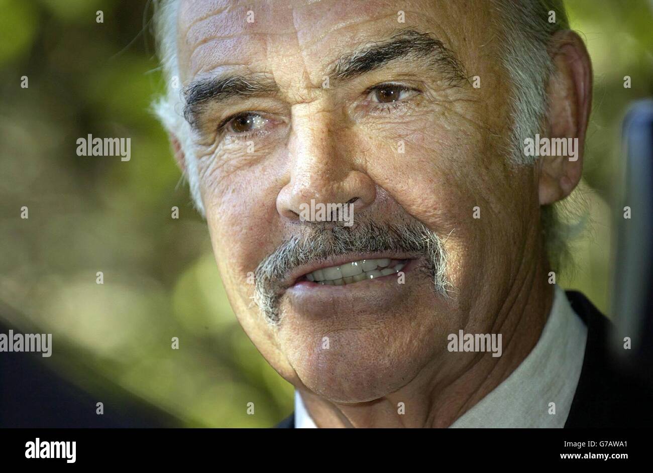 Scottish actor Sean Connery at the headquarters of Scottish & Newcastle ...