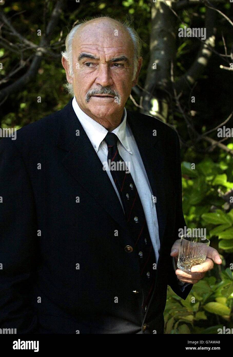 Scottish actor Sean Connery at the headquarters of Scottish & Newcastle ...