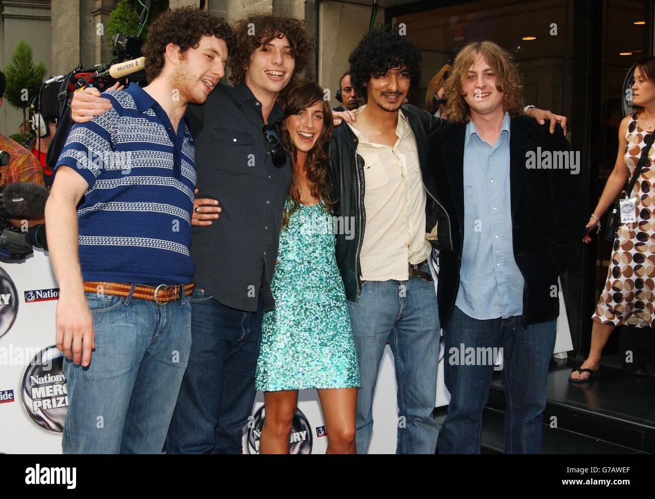 The Zutons arrive for the annual Nationwide Mercury Music Prize at ...