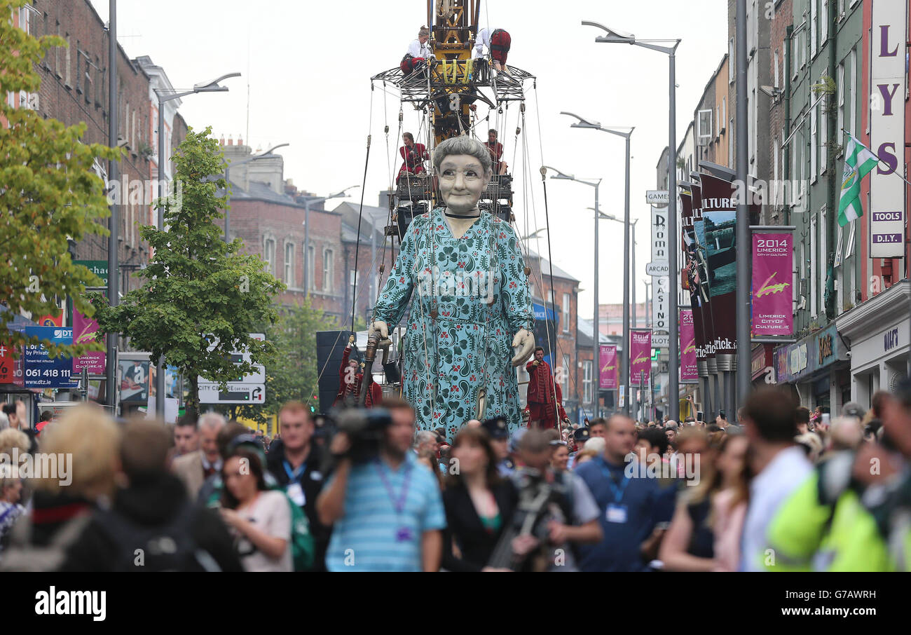 Limerick city of culture celebration Stock Photo - Alamy