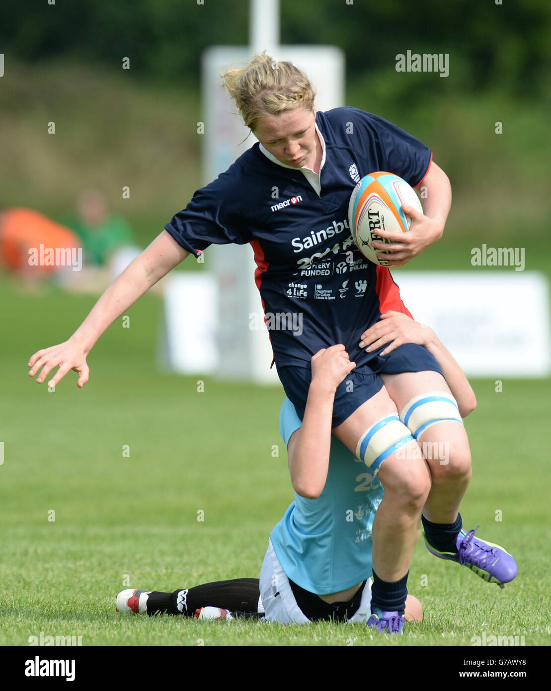 Scotland's Fiona Beth Doran (right) and England Midlands' Philippa ...