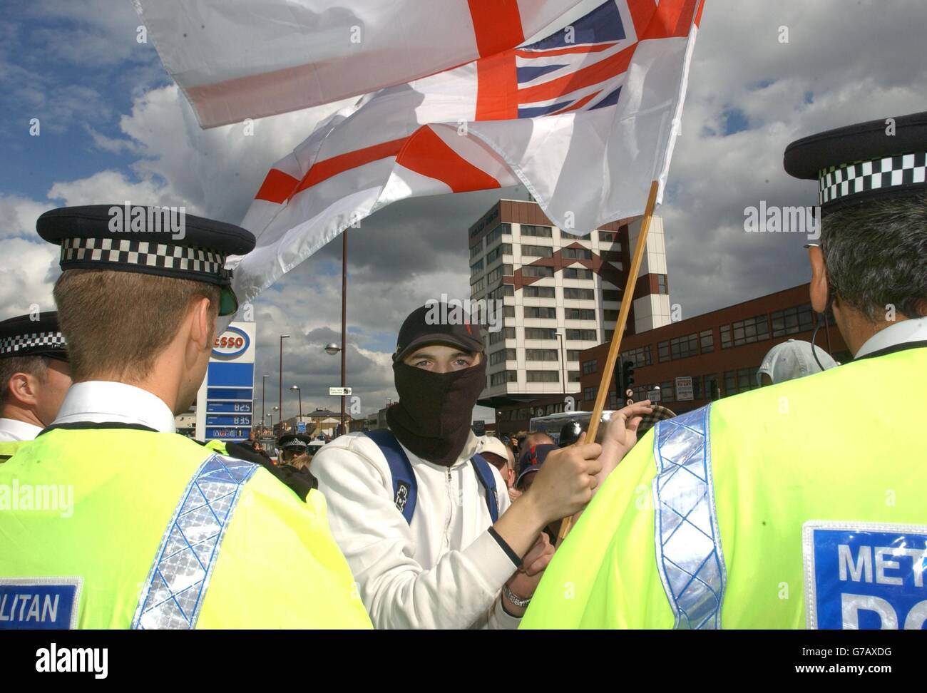 United British Alliance supporters Stock Photo - Alamy