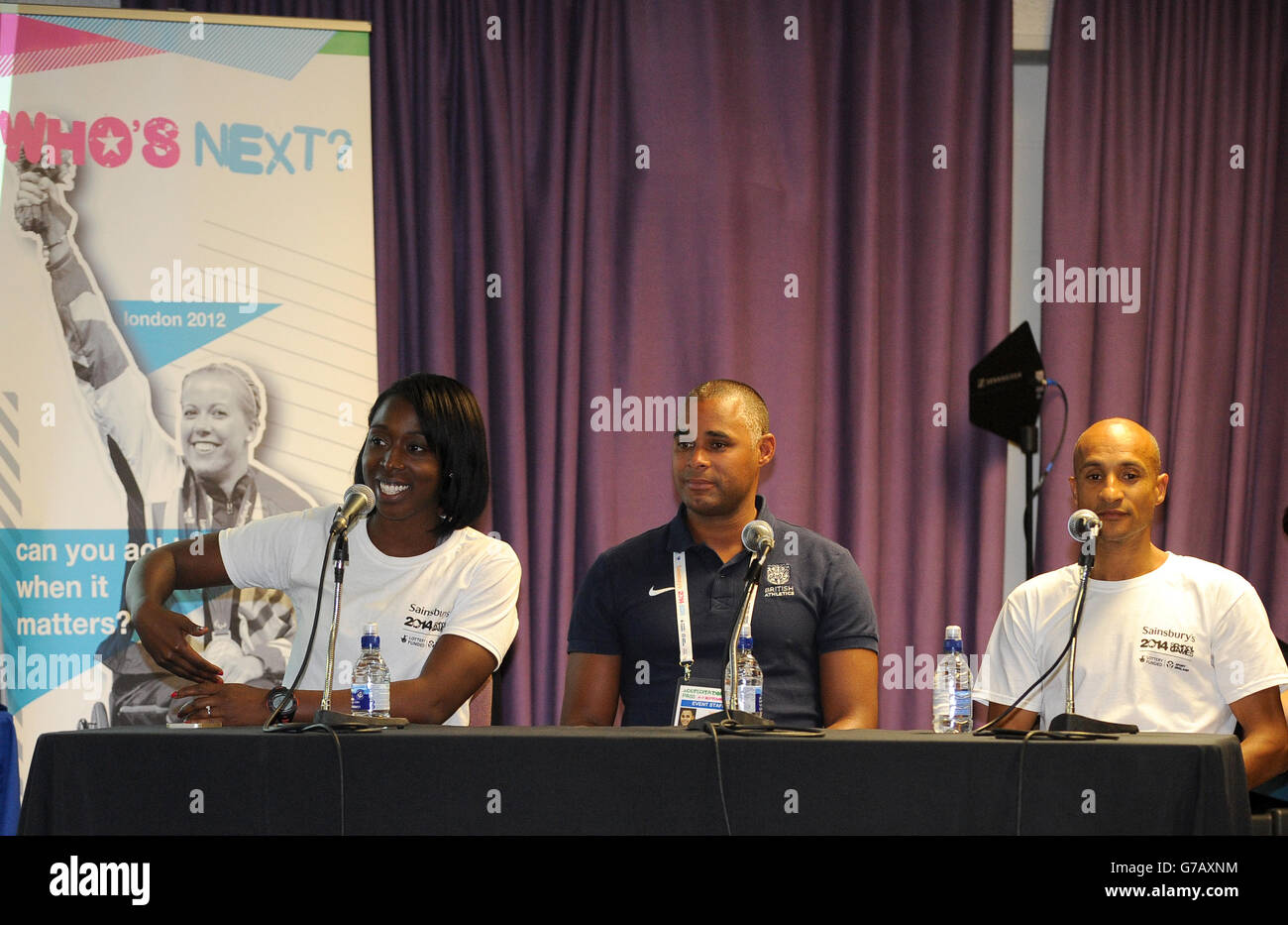 (L-R) Jeanette Kwakye, Jason Gardiner and Steve Frew during 'An Evening ...