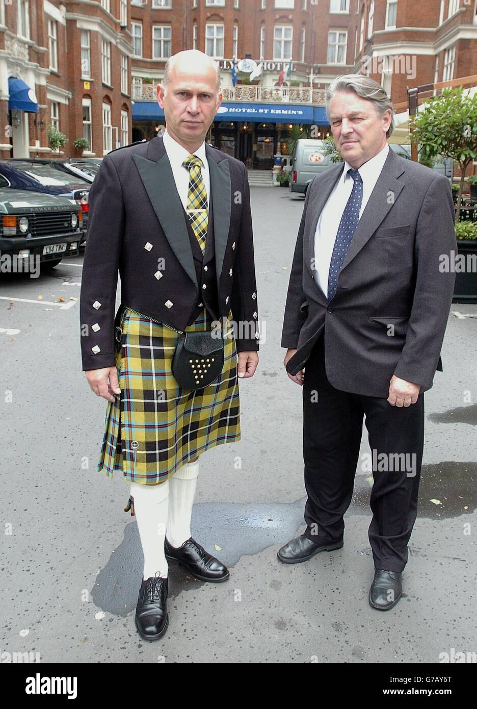 Michael Varney outside Westminster hotel Stock Photo - Alamy